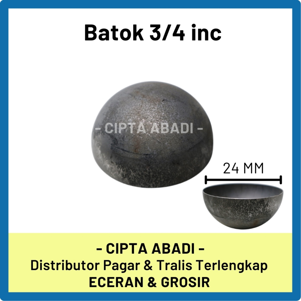 Jual Cipta Abadi Besi Tempa - Ornamen pagar Besi aksesoris Pagar Batok ...