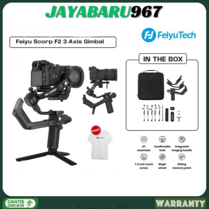 Jual FEIYU TECH SCROP F2 F4 PRO 3-AXIS HANDHELD STABILIZER GIMBAL ...