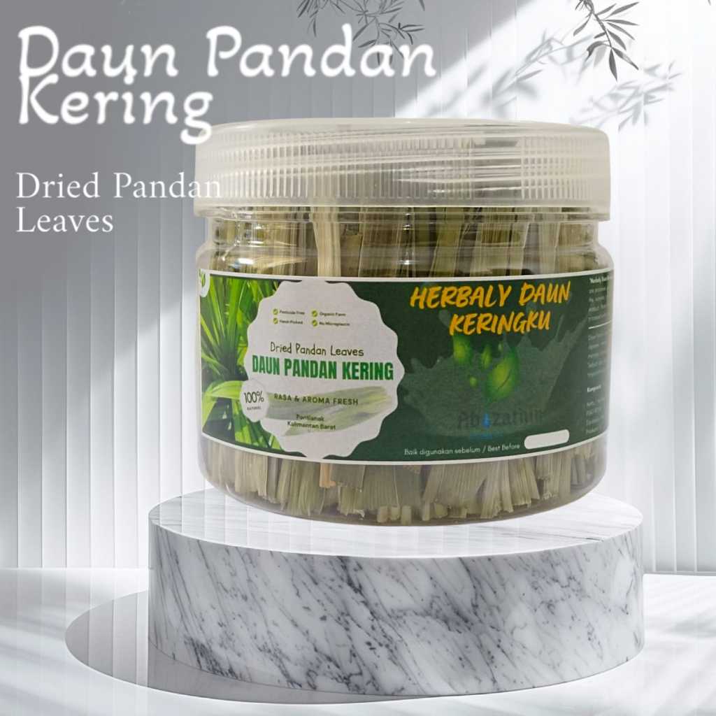 Jual Daun Pandan Kering 20gr / Rimpang Kering / Dried Pandan 100% ...