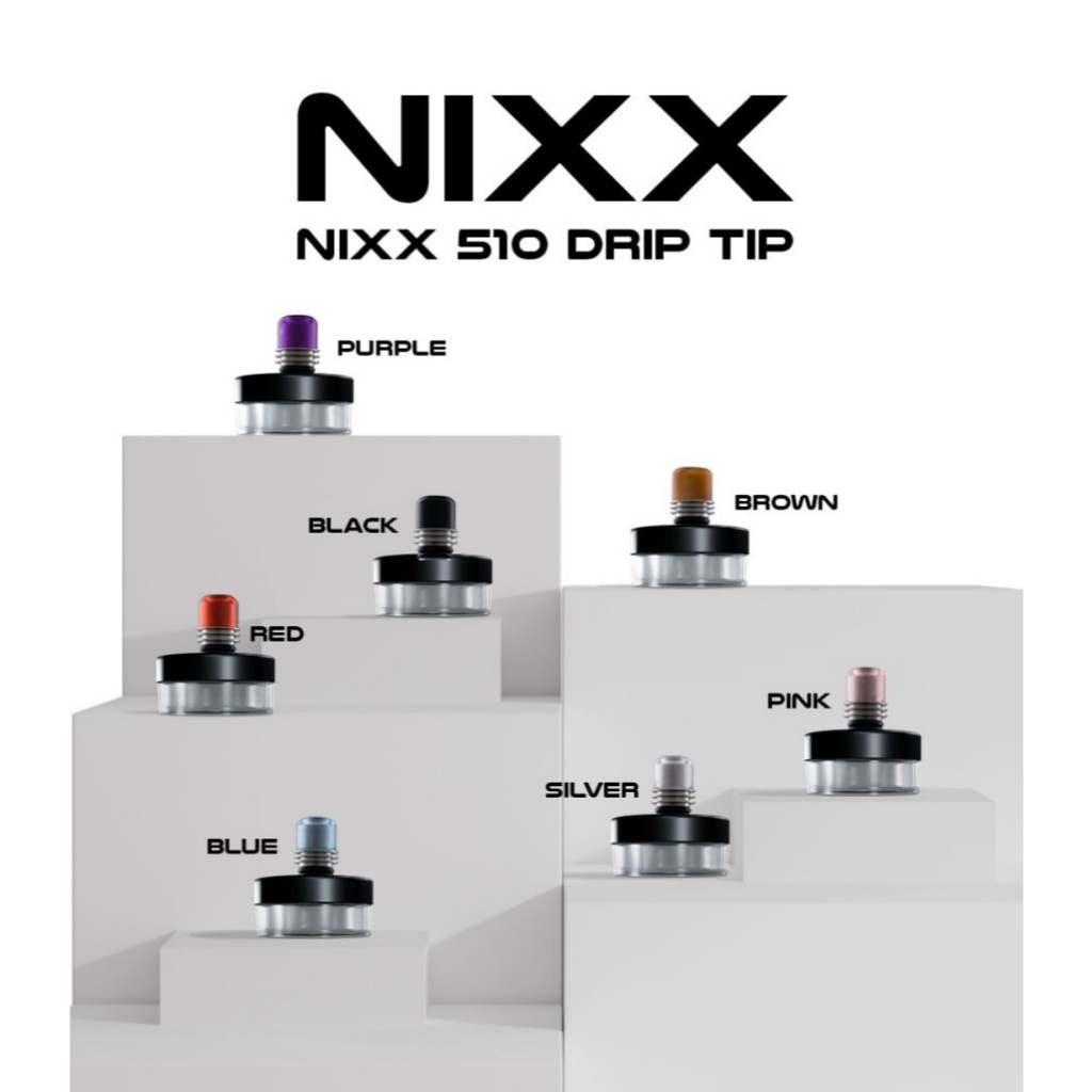 Jual DRIPTIP NIXX 510 AUTHENTIC DRIP TIP 510 | Shopee Indonesia