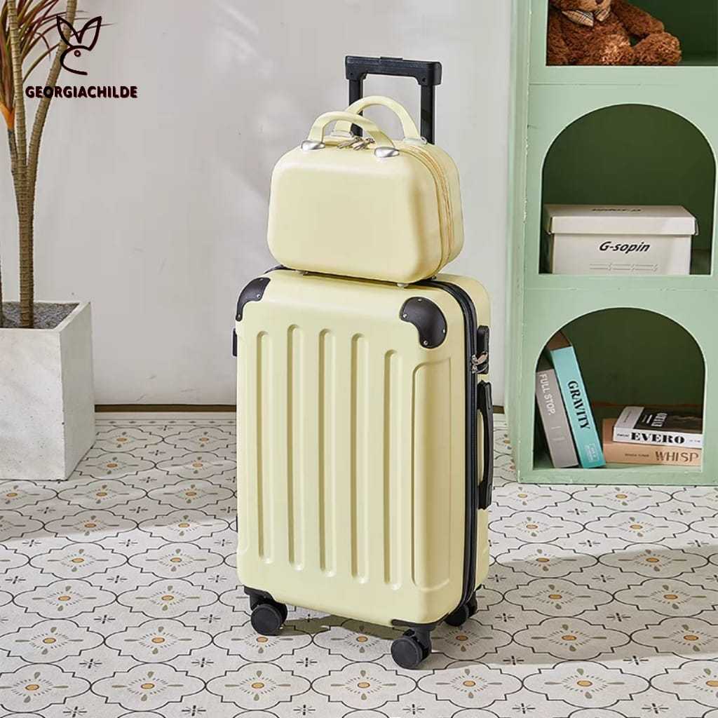Jual Georgiachilde 20 inch Koper klasik Tas Travel bag Ringan Beroda ...