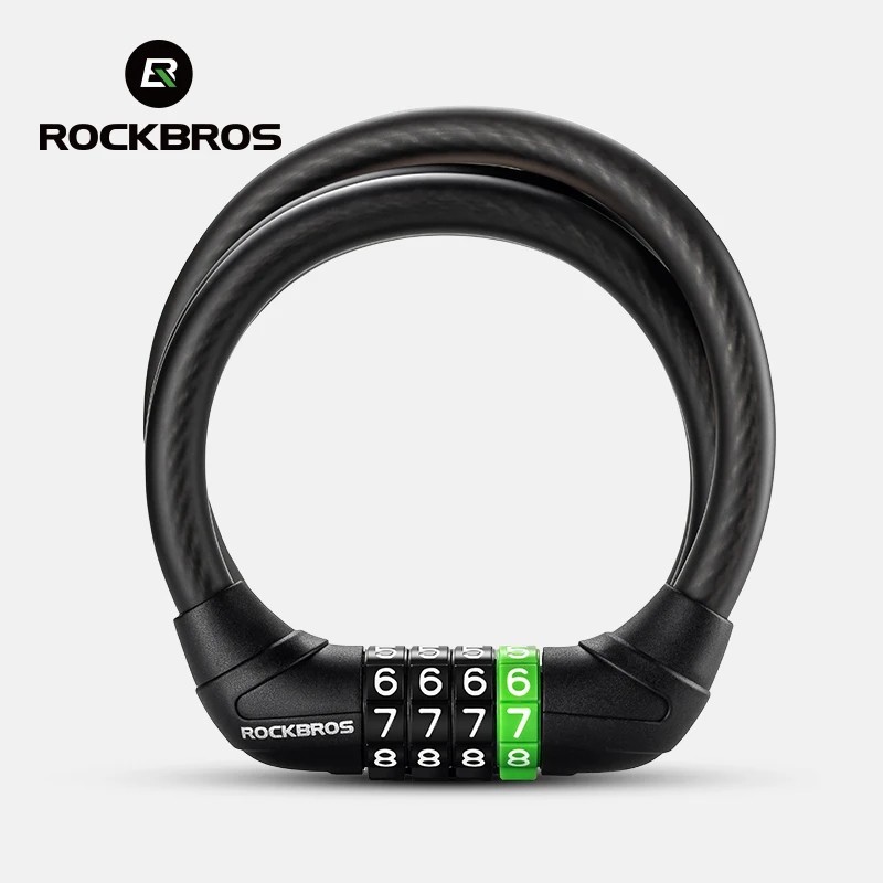Jual Rockbros Gembok Sepeda Password MTB Lipat Listrik Kunci Motor Lock ...