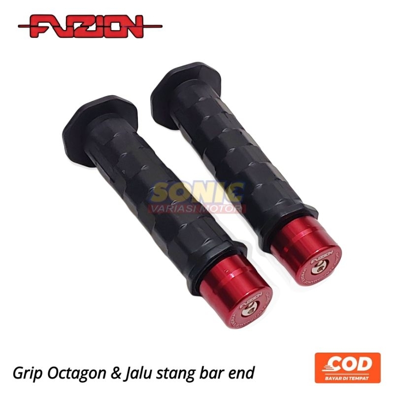 Jual GRIP OCTAGON HAND GRIP OCTAGON JALU STANG FULL CNC UNIVERSAL COCOK ...