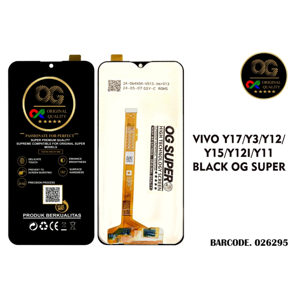 Jual ( OG SUPER ) LCD VIVO Y12 / Y12i / Y15 / Y17 / Y11 / Y3 FULLSET ...
