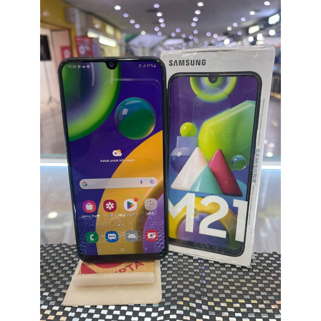 Jual SAMSUNG GALAXY M21 4/64GB SECOND SEKEN BEKAS RAM 4 INTERNAL 64 ...