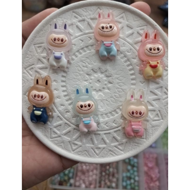 Jual Clay labubu Gid ada lubang dan tanpa lubang 1 klip isi 10 pcs / 25 ...