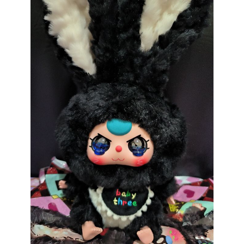 Jual BABY THREE LILY RABBIT TOWN ORIGINAL - BUNNY HITAM MATA AIR BIRU ...