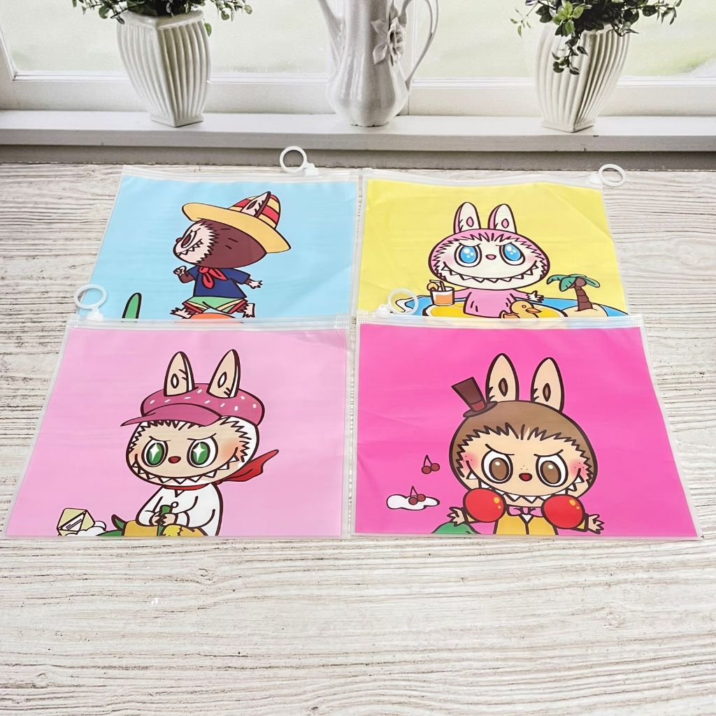 Jual ZIPPER POUCH LABUBU POUCH ZIPPER LABUBU ZIPPER BAG SERBAGUNA MOTIF ...