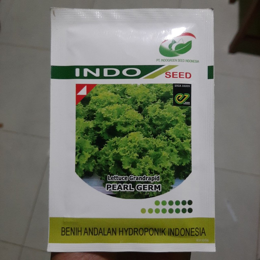 Jual Benih PEARL GERM 5 gram - Benih Selada Pearl Germ indoseed kemasan ...