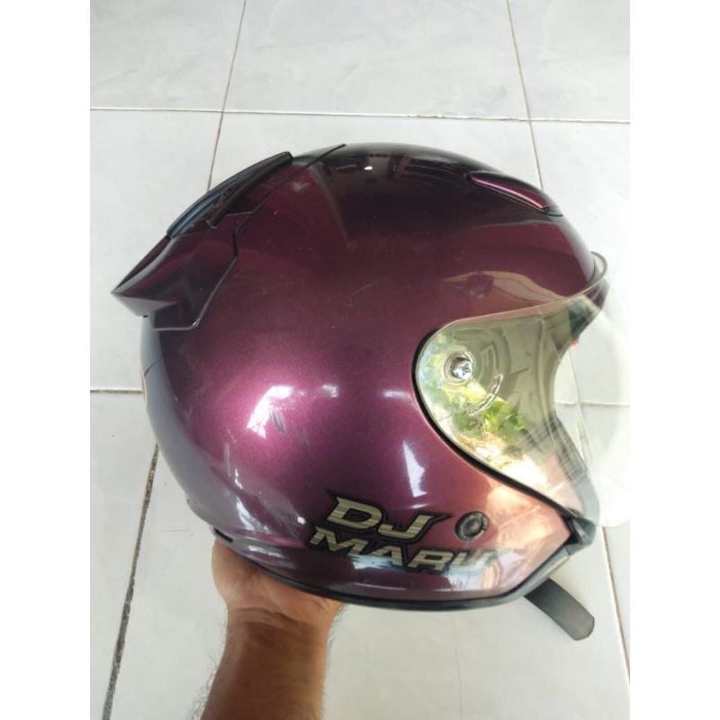 Jual Helm bekas murah KYT Dj maru original | Shopee Indonesia