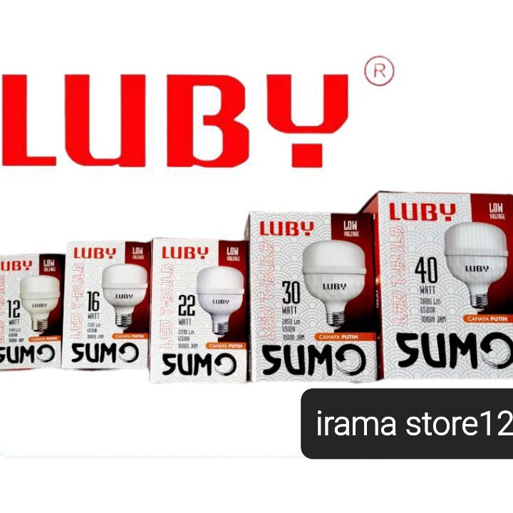 Jual LAMPU LED BOHLAM LUBY SUMO 12W16W 22W3W4WATT Putih Lampu bulb garansi 1 tahun | Shopee ...