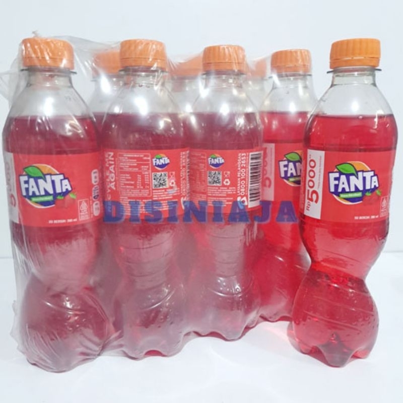 Jual Fanta Strawberry Botol 390ml | Shopee Indonesia