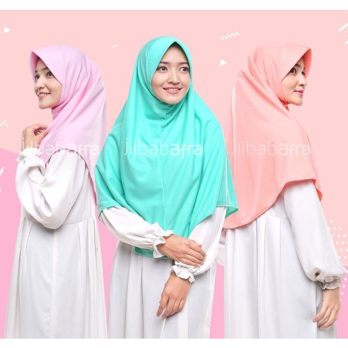 Jual Jilbab Beria - Bergo Jilbab Afra (Arfa) - Hijab Instan Bahan Kaos, Adem, Lembut & Nyaman ...
