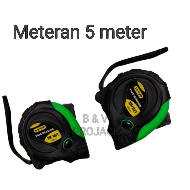 Jual Alat Ukur Meteran Panjang 5 Meter / kualitas terbaik | Shopee ...