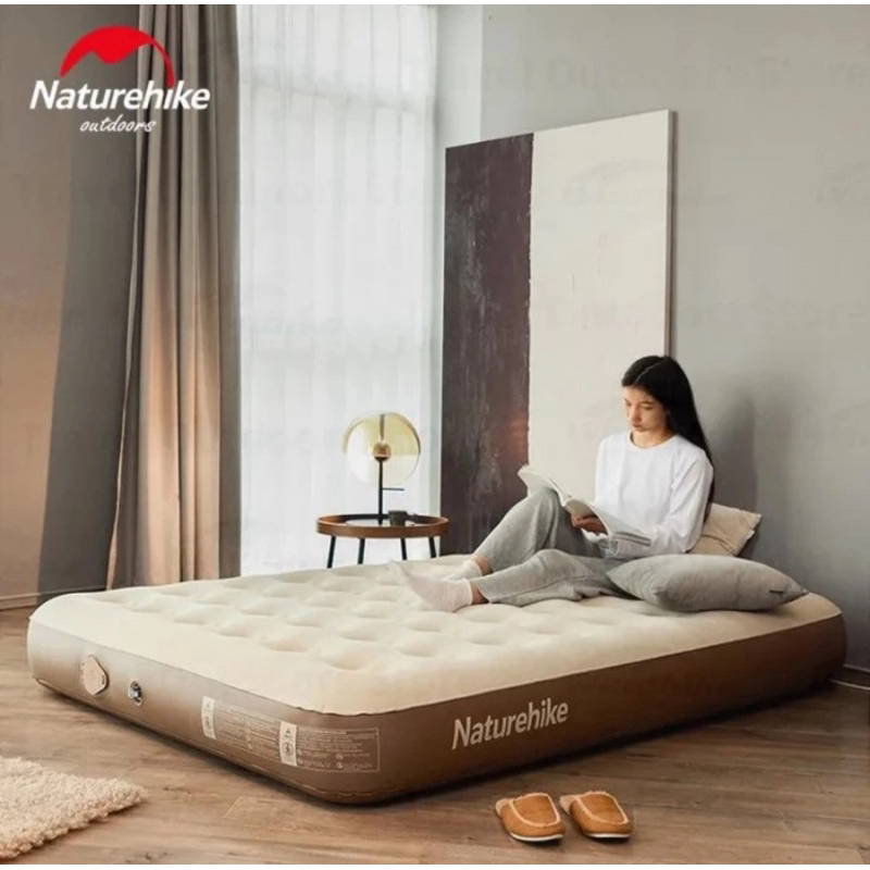 Jual NATUREHIKE KASUR Matras ANGIN 25CM Inflatable Air Mattres Camping ...