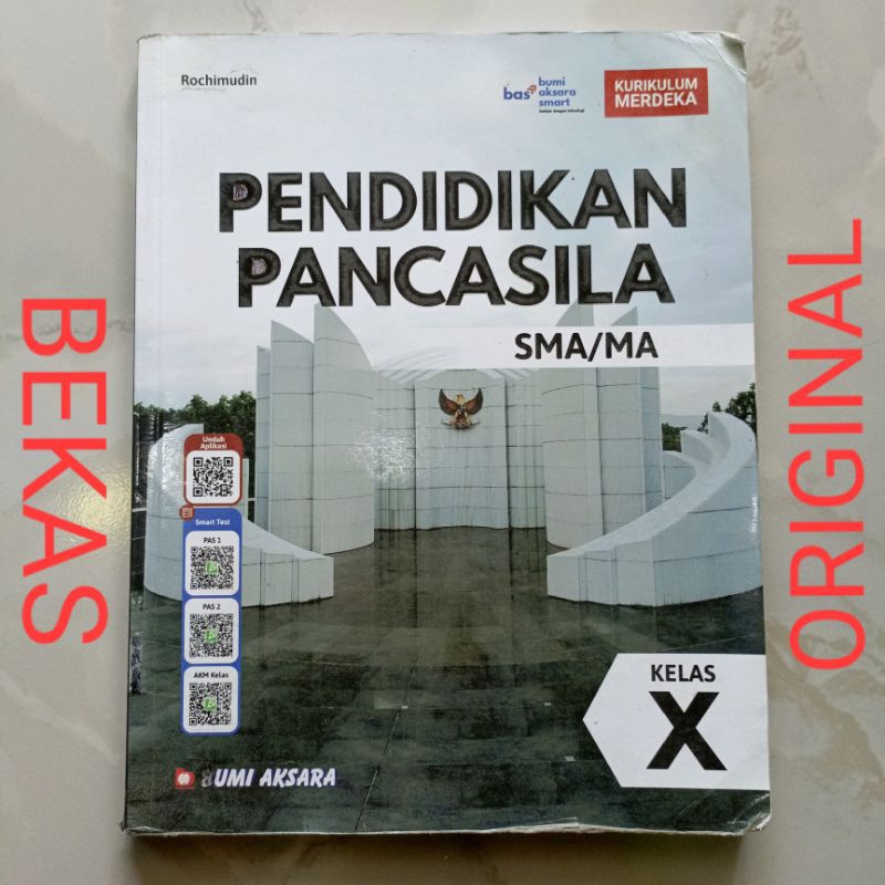 Jual Buku PKN PPKN Pendidikan Pancasila Kelas 10 X 1 I SMA Penerbit Bumi Aksara Kurikulum ...