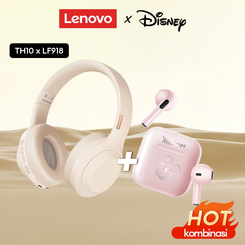 Jual Lenovo Thinkplus TH10 TWS Bluetooth Game Headphone V5.0 9D Stereo ...