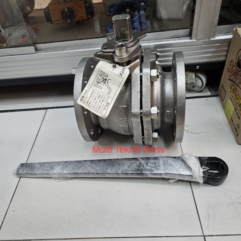 Jual Ball Valve Stainless Jis 10k 4" inch DN100 Kitz Original | Shopee Indonesia