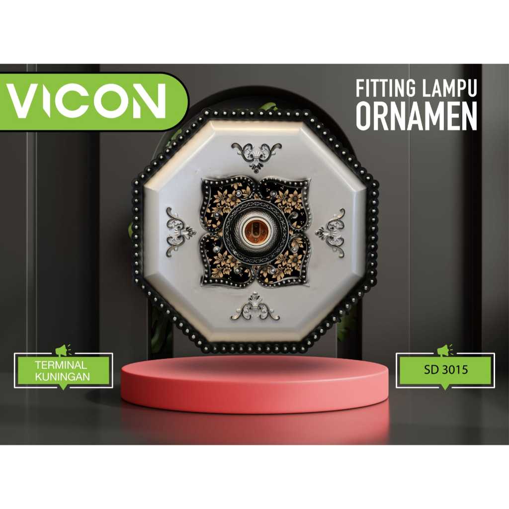 Jual VICON FITTING LAMPU ORNAMEN / fitting lampu ornamen / ornamen ...