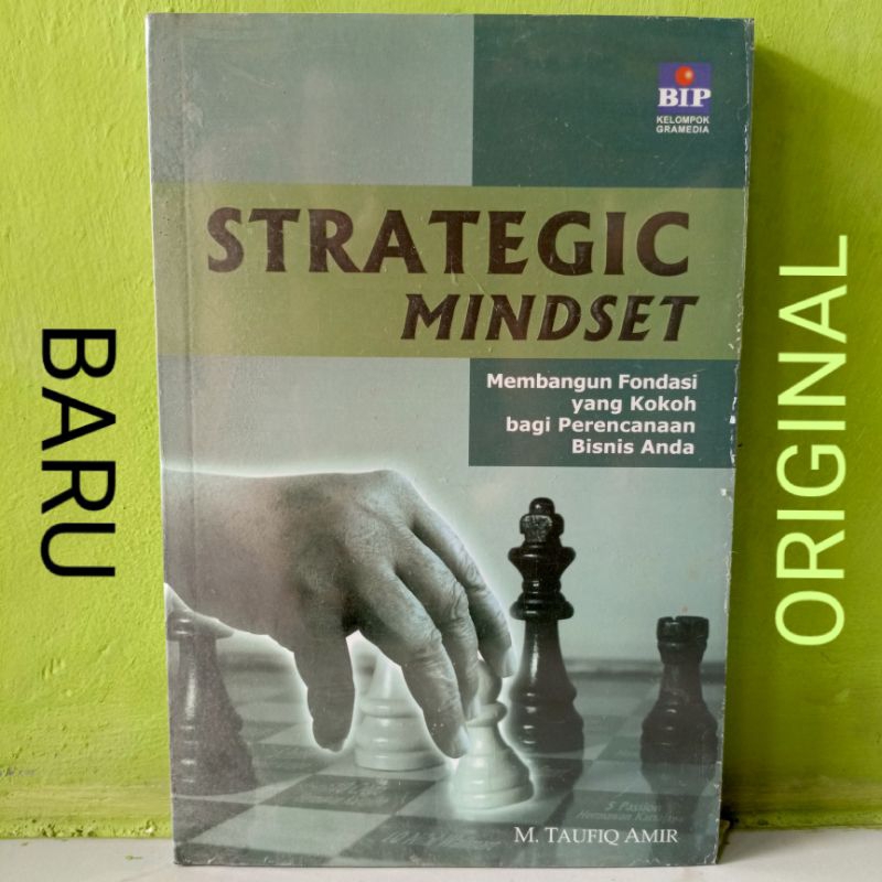 Jual Buku Strategic Mindset Membangun Pola Pikir Strategis Fondasi Yang ...