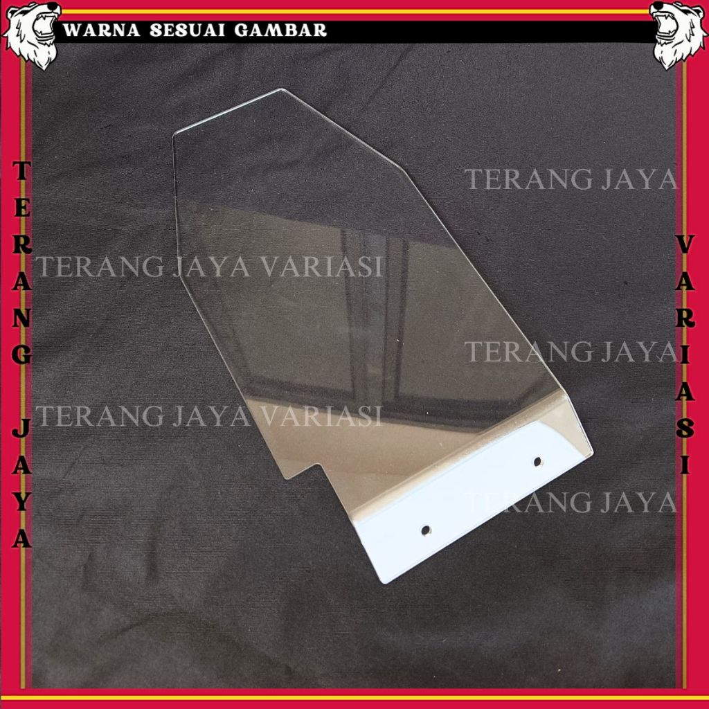 Jual PENAHAN LUMPUR NINJA SS NINJA R MUDFLAP AKRILIK COVER LUMPUR MOTOR ...
