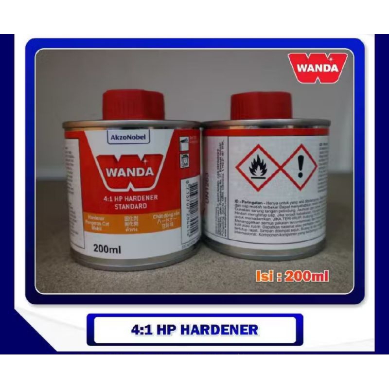 Jual Hardener Wanda Hardener Clear Coat Hardner Epoxy Wanda 200 ml ...