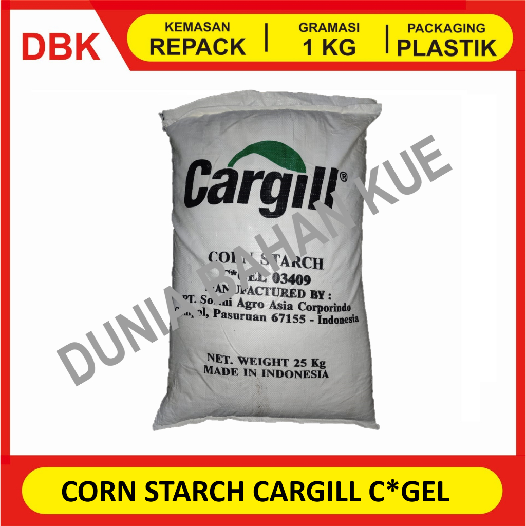 Jual CORN STARCH CARGILL C*GEL - REPACK 1 KG / TEPUNG MAIZENA CARGILL ...