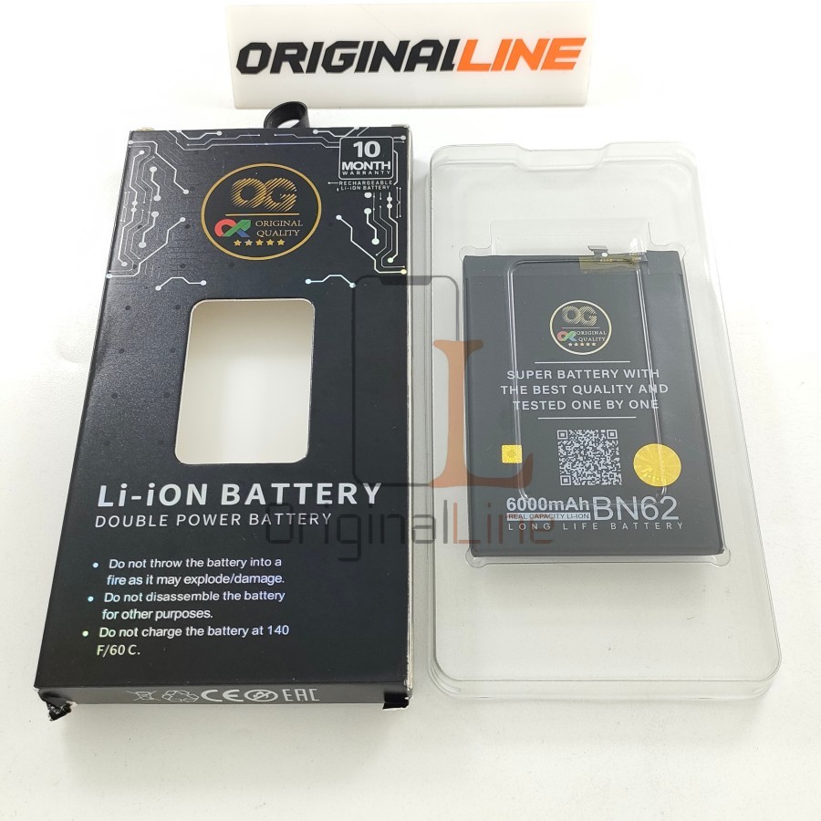 Jual BATERAI BN-62 / BN 62 / REDMI 9T / POCO M3 / BATTERAI OG | Shopee ...