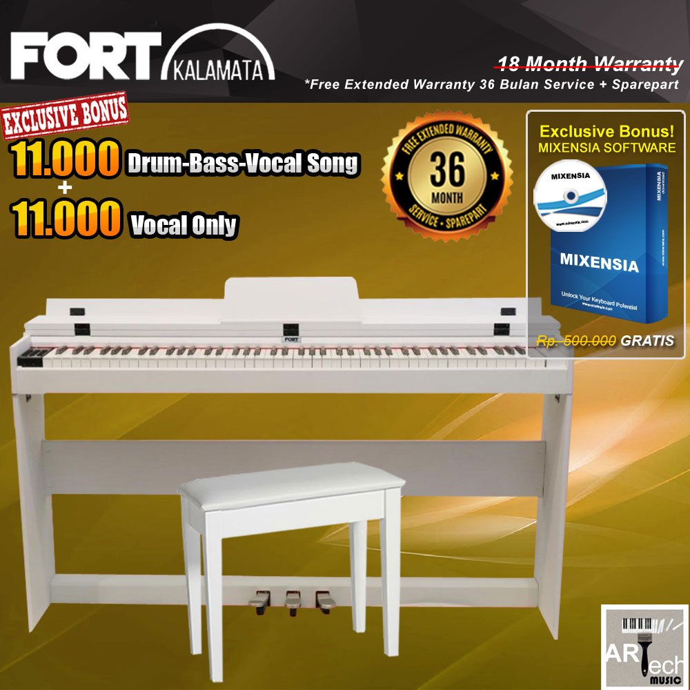 Jual Digital Piano Fort Kalamata Garansi Resmi | Shopee Indonesia