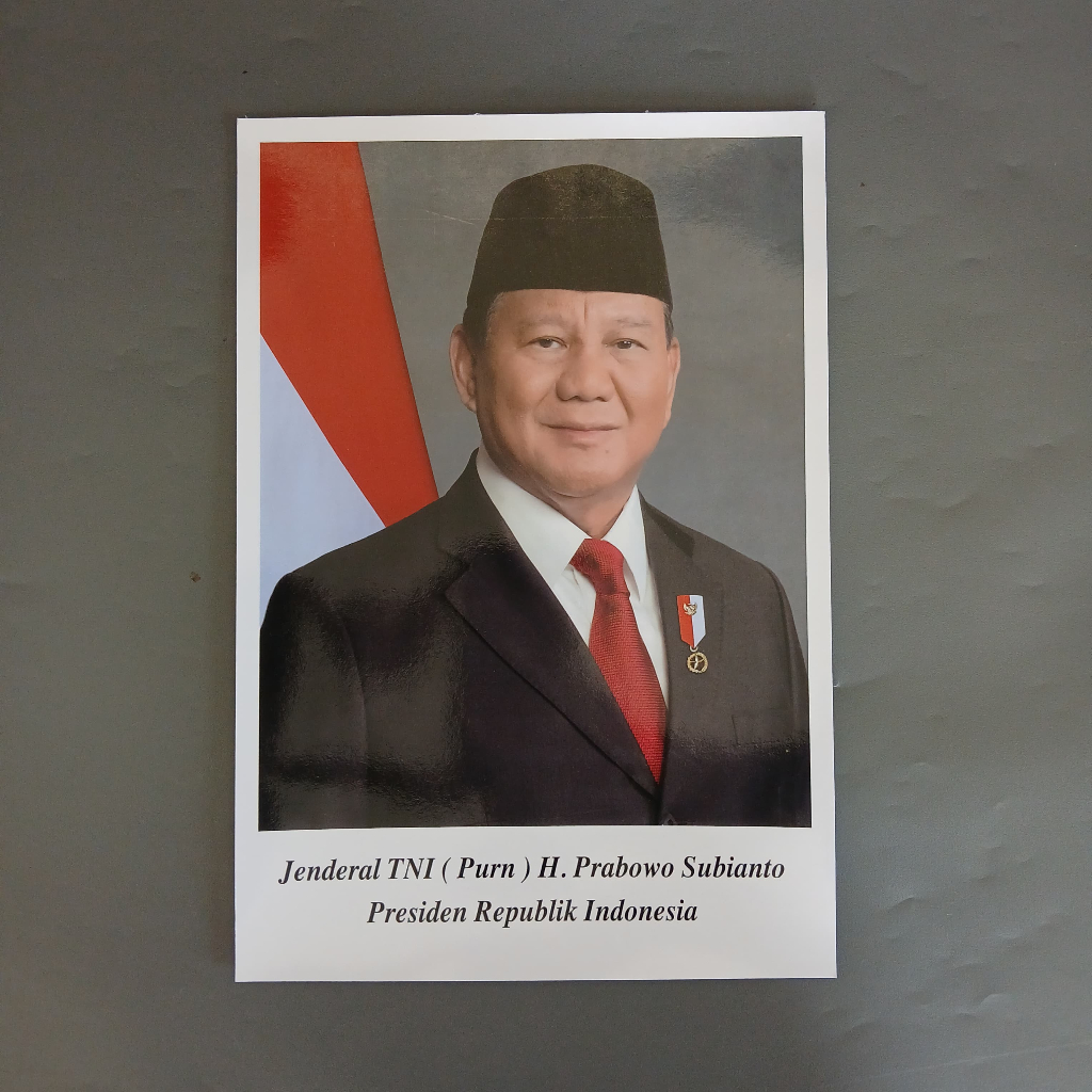 Jual Foto Presiden RI A4 - Poster Presiden RI - Poster Sekolah - Foto ...