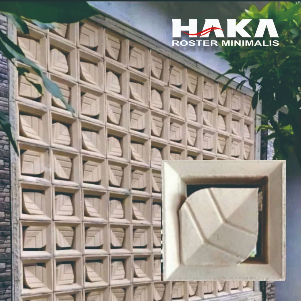 Jual Roster beton putih motif daun/roster modern | Shopee Indonesia