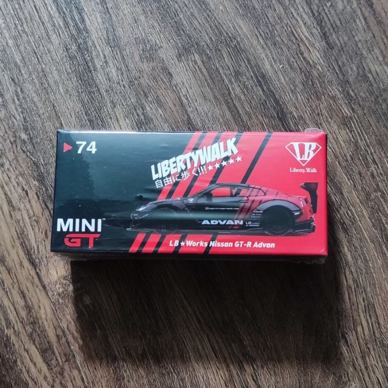Jual Mini GT 74 LBWK Nissan R35 Advan SEALED Japan Exclusive | Shopee ...