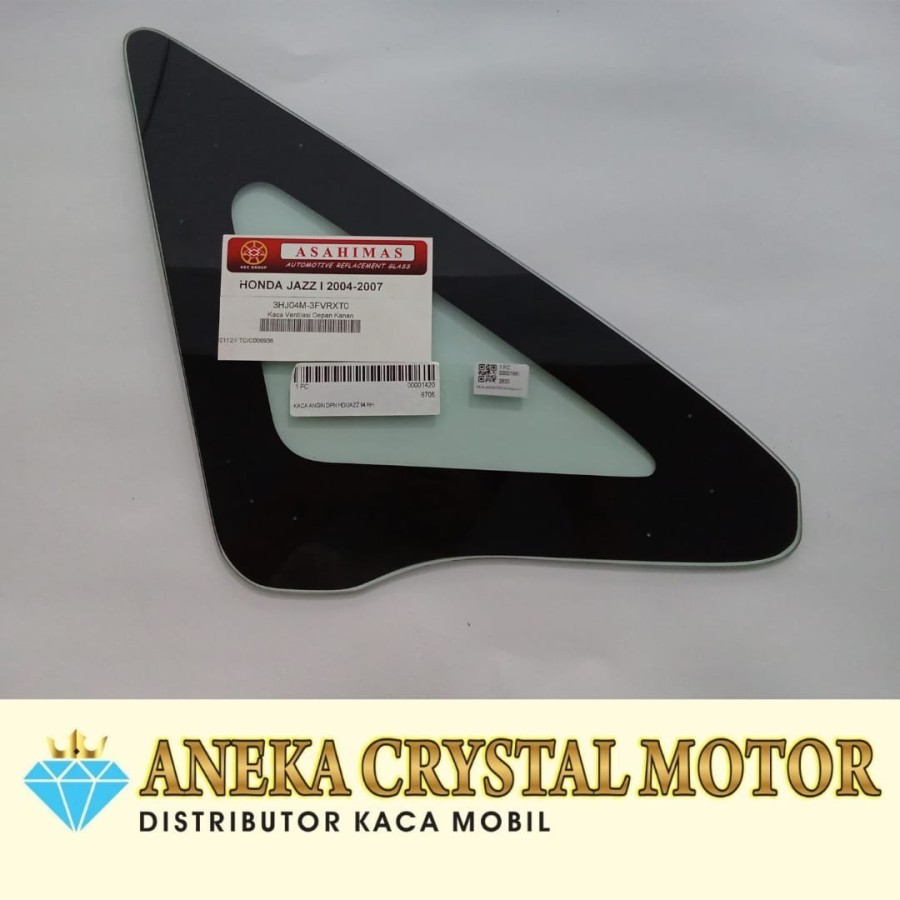 Jual ASAHIMAS KACA DEPAN ANGIN/SEGITIGA KANAN HONDA FIT/JAZZ Z004 | Shopee Indonesia