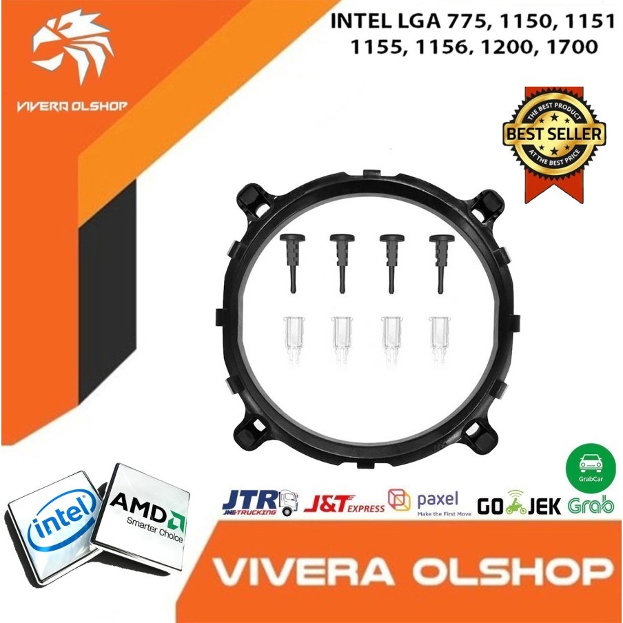 Jual BRACKET INTEL LGA CPU HEATSINK BASE HOLDER 4 IN 1 HSF PROCESSOR ...