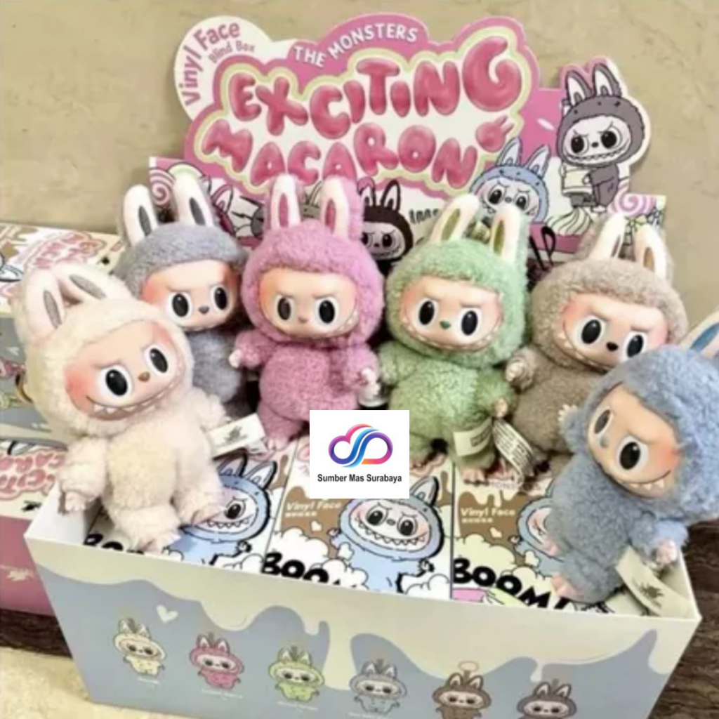Jual POPMART LABUBU HAVE E SEAT V2 LABUBU V1 EXCITING MACARON THE ...