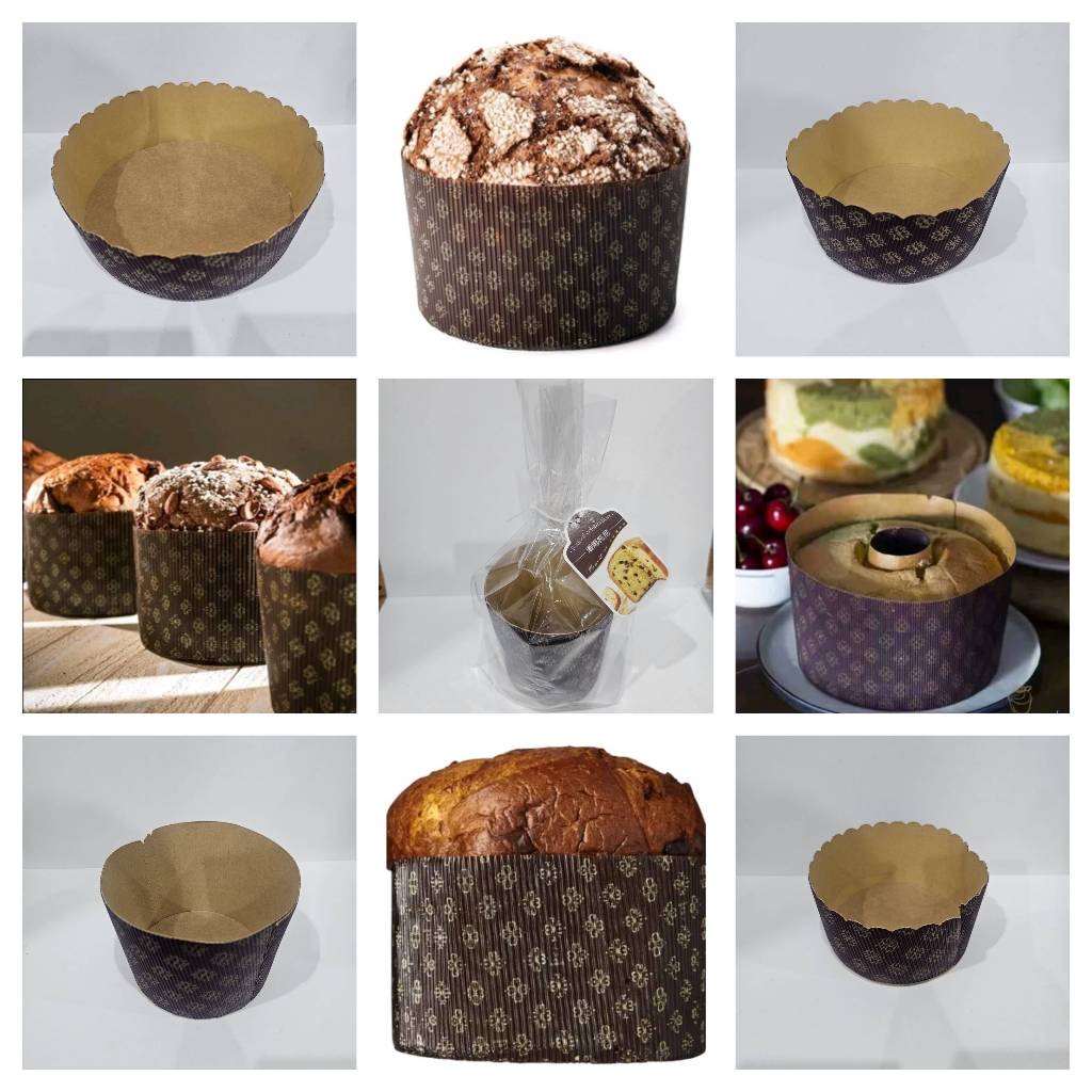 Jual Panettone Italian Bread Cup Mold Cup Paper Cetakan Kue Roti ...