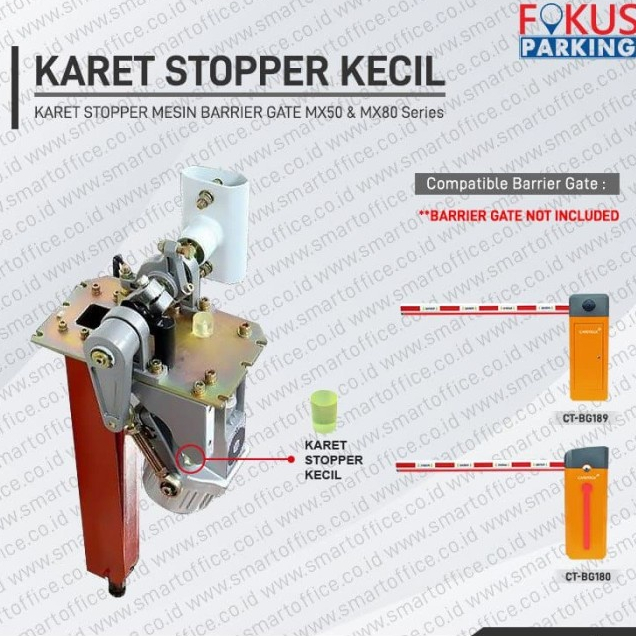 Jual Karet Stopper Kecil Mesin Barrier Gate Palang Parkir Mx50 Mx80 ...