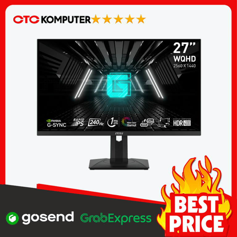 Jual Monitor MSI LED IPS G274QPX - WQHD 240Hz 27" Inch | Shopee Indonesia