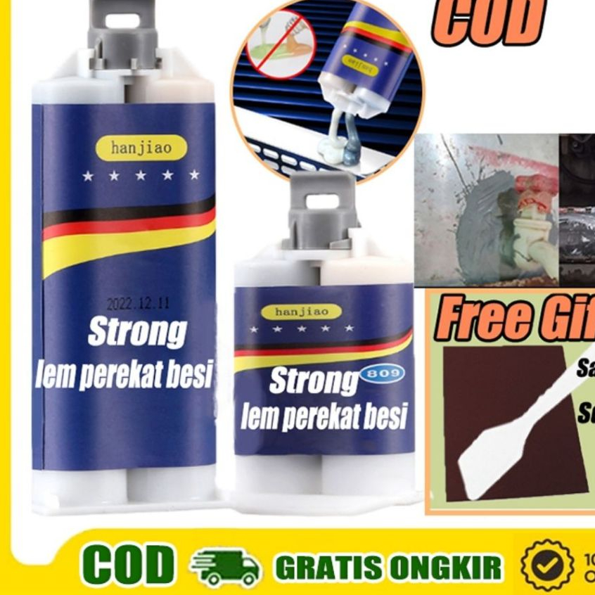 Jual Lem Besi AB Epoxy Metal Untuk Reparasi Mobil 100g/50g/ Rumah (Lem ...