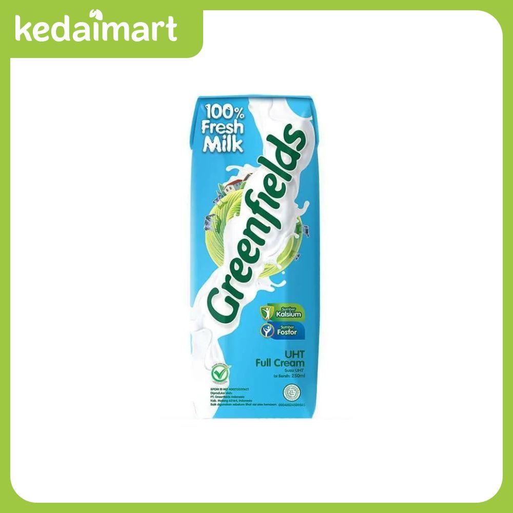 Jual Greenfields Susu UHT Full Cream 250 ml | Shopee Indonesia