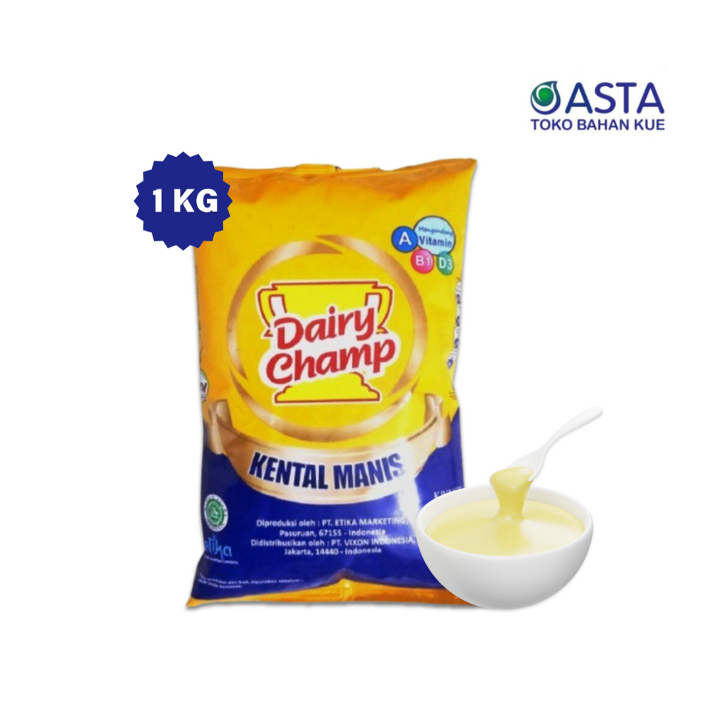 Jual Dairy Champ Susu Krimer Kental Manis 1 Kg & 2,5 Kg | Susu Kental Manis | Dairy Champ 1 Kg ...