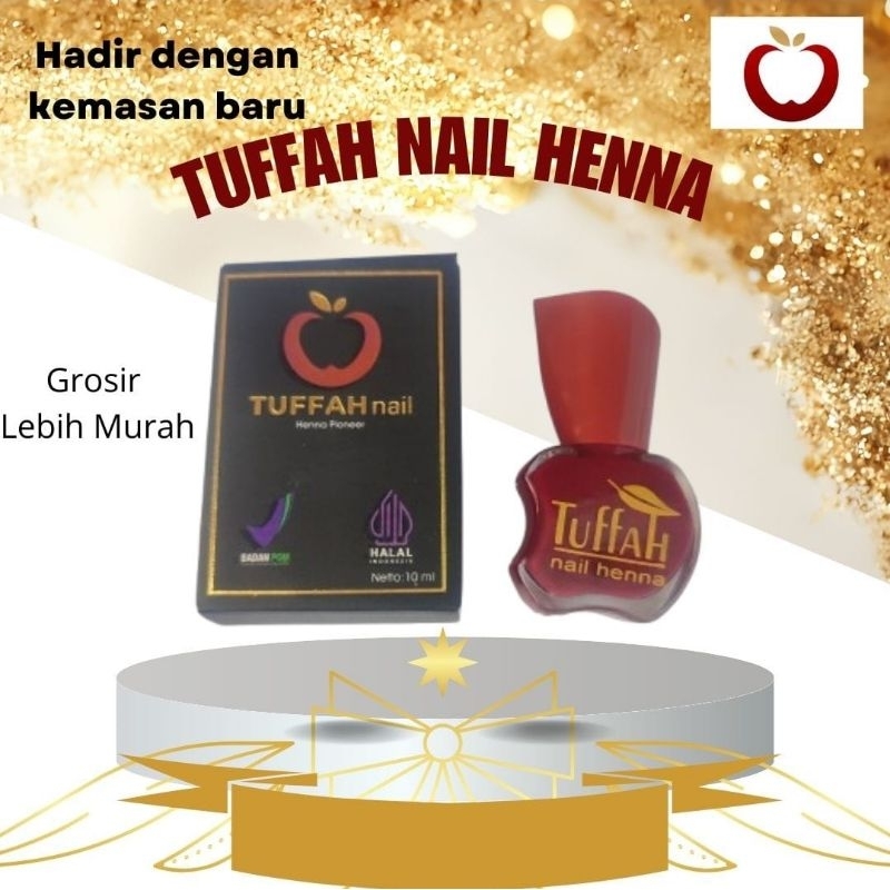 Jual ( MAROON ) Tuffah Nail Henna Halal ORIGINAL | Shopee Indonesia