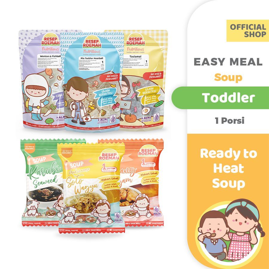 Jual Resep Roemah Menu Sup dan Kuah untuk Anak / Ready To Heat Soup ...