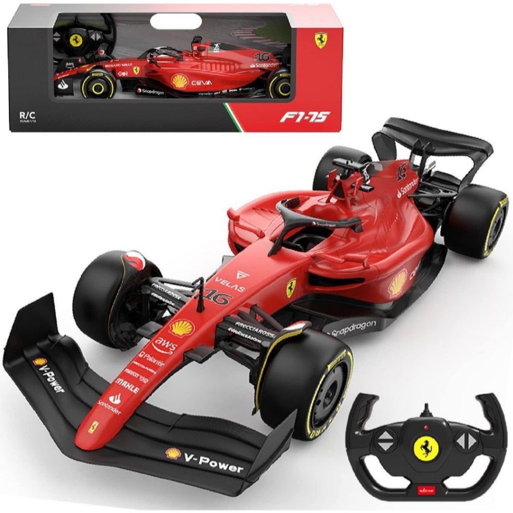 Jual RASTAR RC skala 1/12 Ferrari Formula F1-75 #16 Charles Leclerc ...