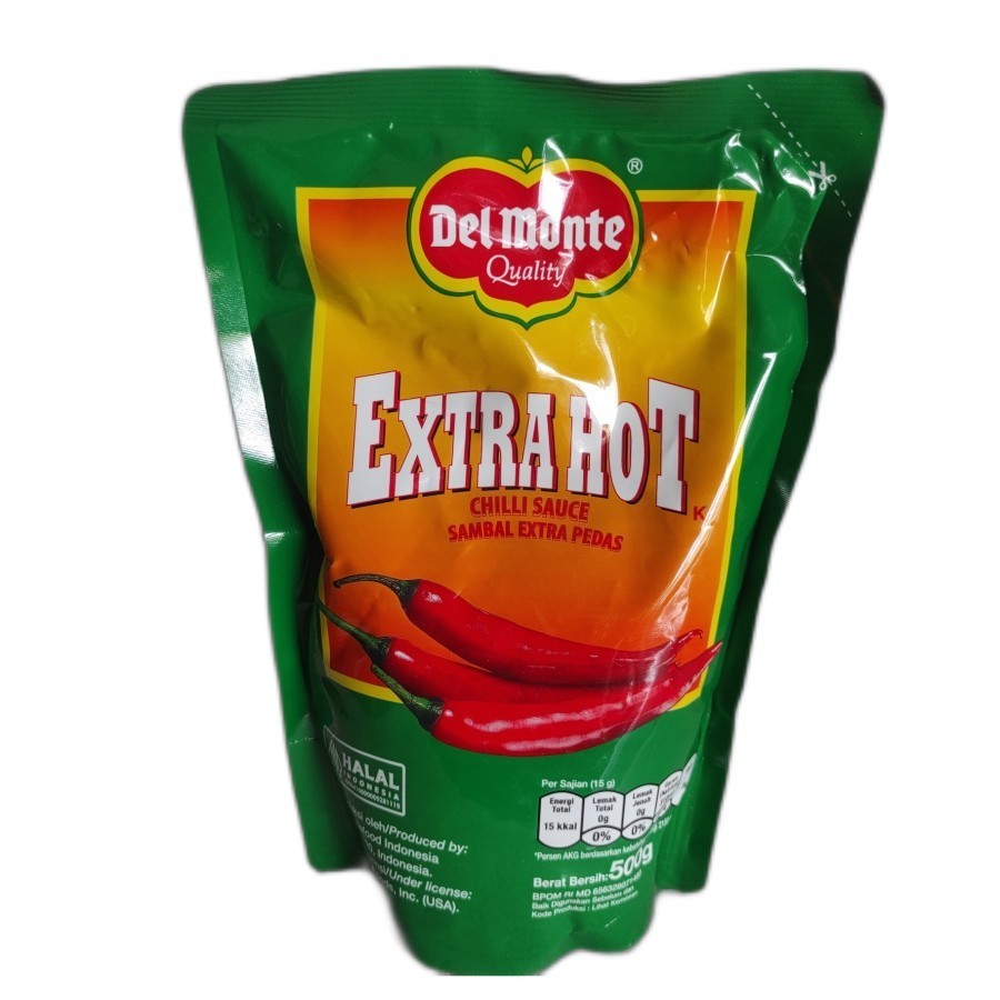 Jual Del Monte Extra Hot Pouch 500 gram | Shopee Indonesia