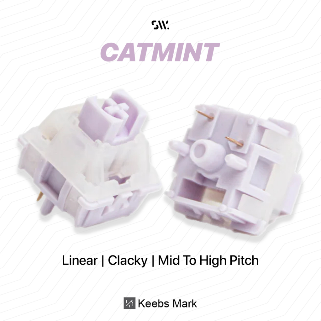 Jual SWK Catmint Linear Switch Mechanical Keyboard | Shopee Indonesia