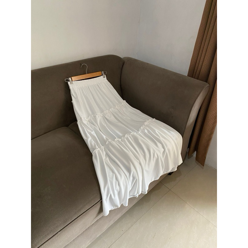 Jual Debby Skirt | skirt daily skiry flowy | Shopee Indonesia