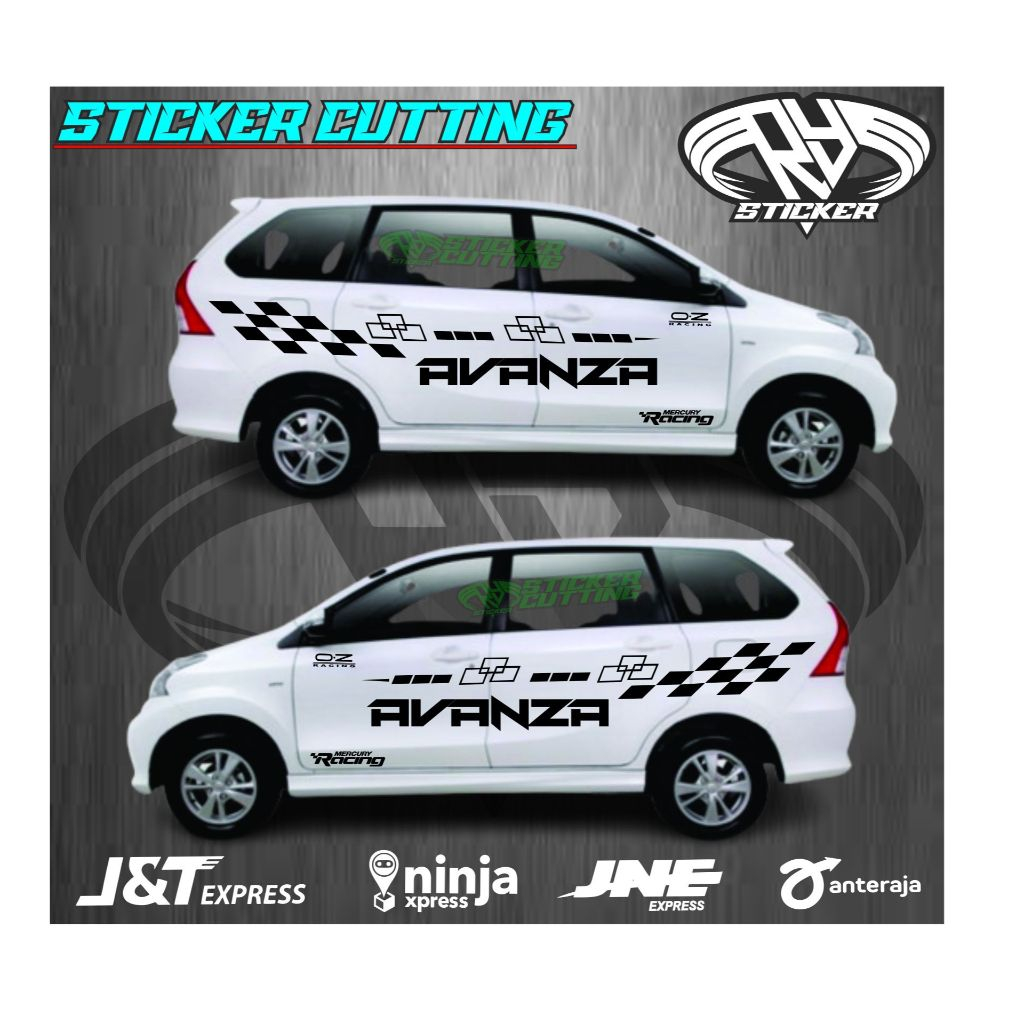 Jual Stiker sticker Mobil Avanza Cutting stiker mobil avanza veloz Old ...
