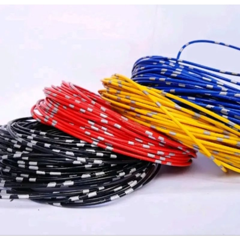 Jual KABEL BINTIK 0,5 AVS Serabut Tembaga OTOMOTIF Motor & Mobil Ecer Permeter | Shopee Indonesia