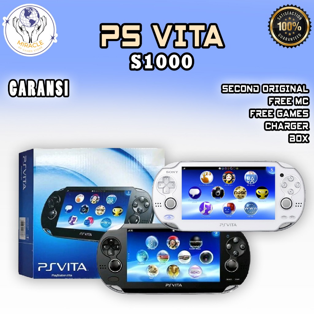 Jual PS Vita SECOND ORIGINAL - PS Vita CFW Console Game Genggam 64Gb / 128Gb / 256Gb | Shopee ...